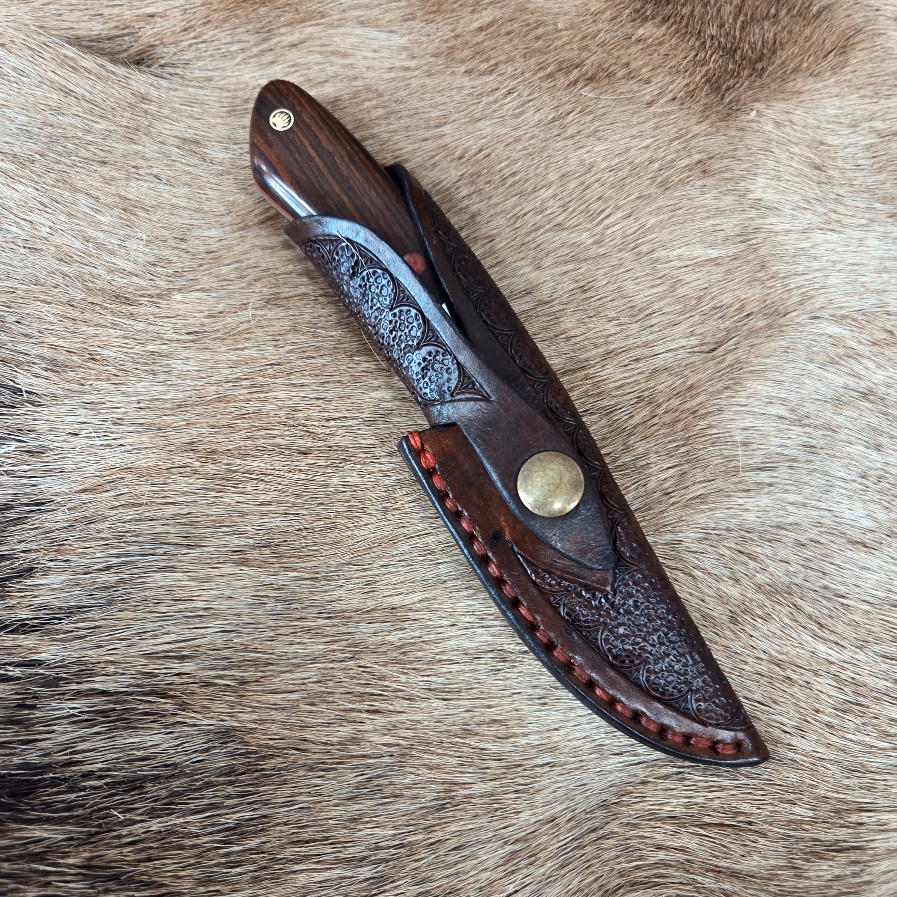 #6902 Damascus Drop Point - Prescott Knives